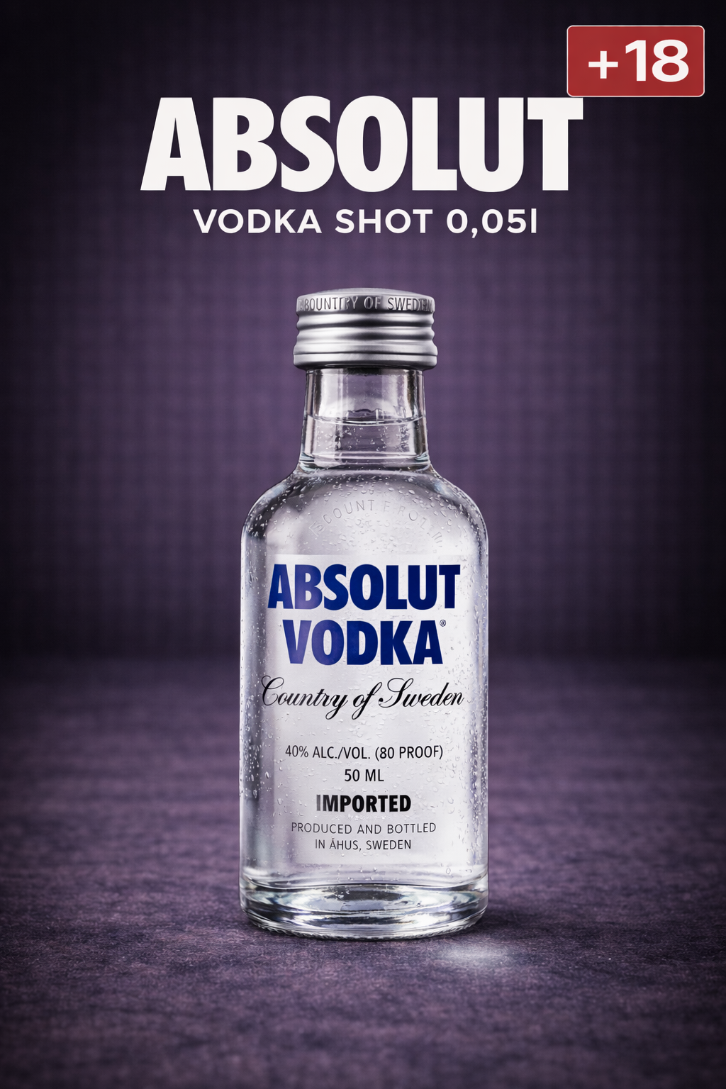 Absolut Vodka Shot 0,05l – EMIR DELIVERY